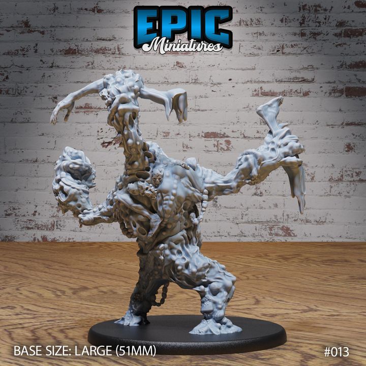 3D Printable Limb Golem Roar / Magical Bone Creature / Giant Formless ...