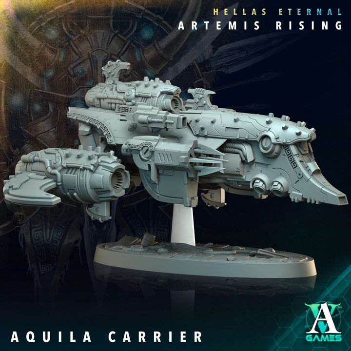 3D Printable Aquila Carrier by Archvillain Games