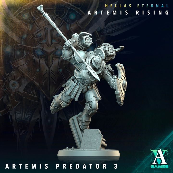 3D Printable Apex Predator & Artemis Predators by Archvillain Games