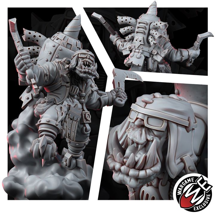3D Printable ORK STORMCROW by Wargame Exclusive