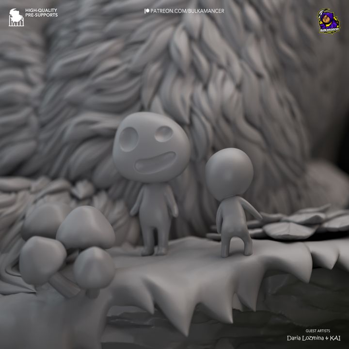 3D Printable Wolf Princess | 220mm by Bulkamancer Sculpts