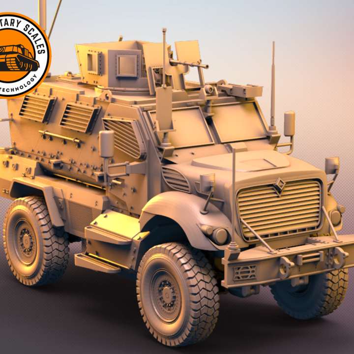 3D Printable MRAP by MilitaryScales