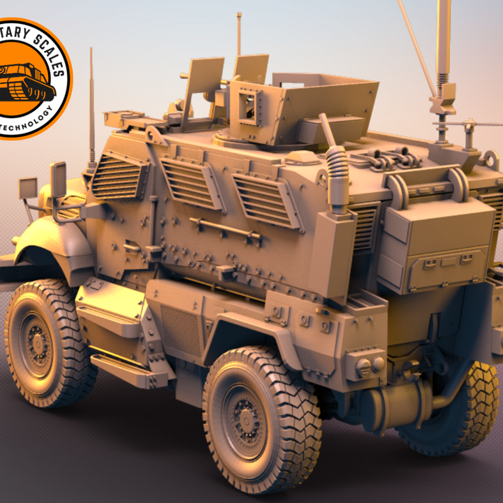 3D Printable MRAP by MilitaryScales