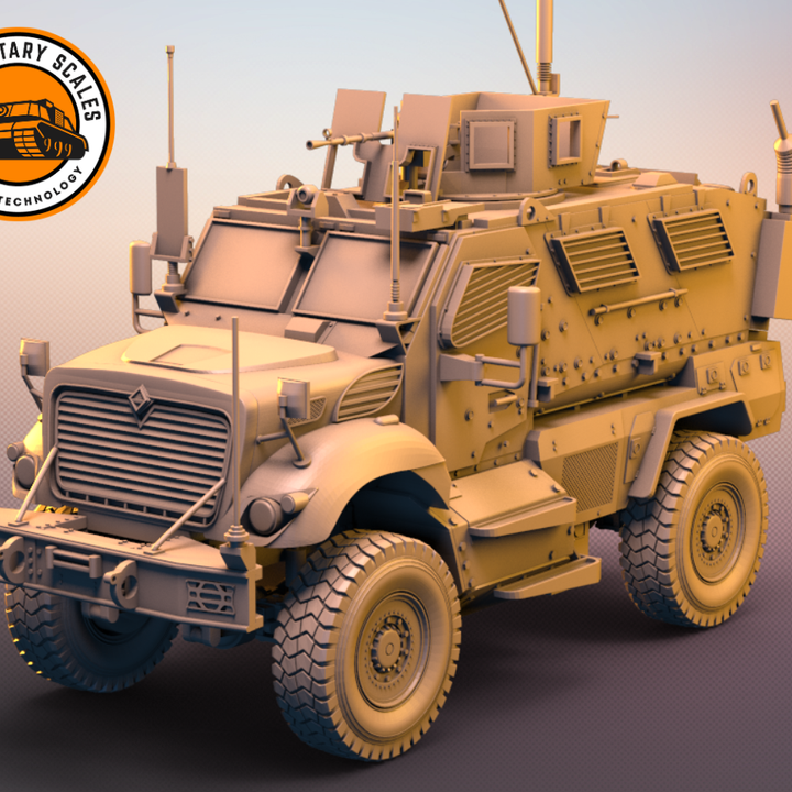 3D Printable MRAP by MilitaryScales