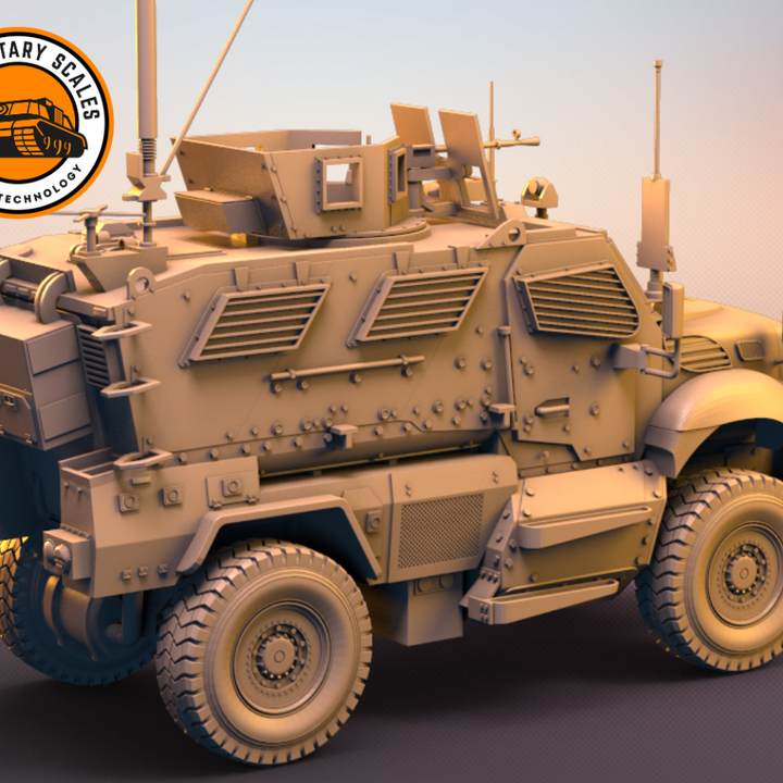 3D Printable MRAP by MilitaryScales