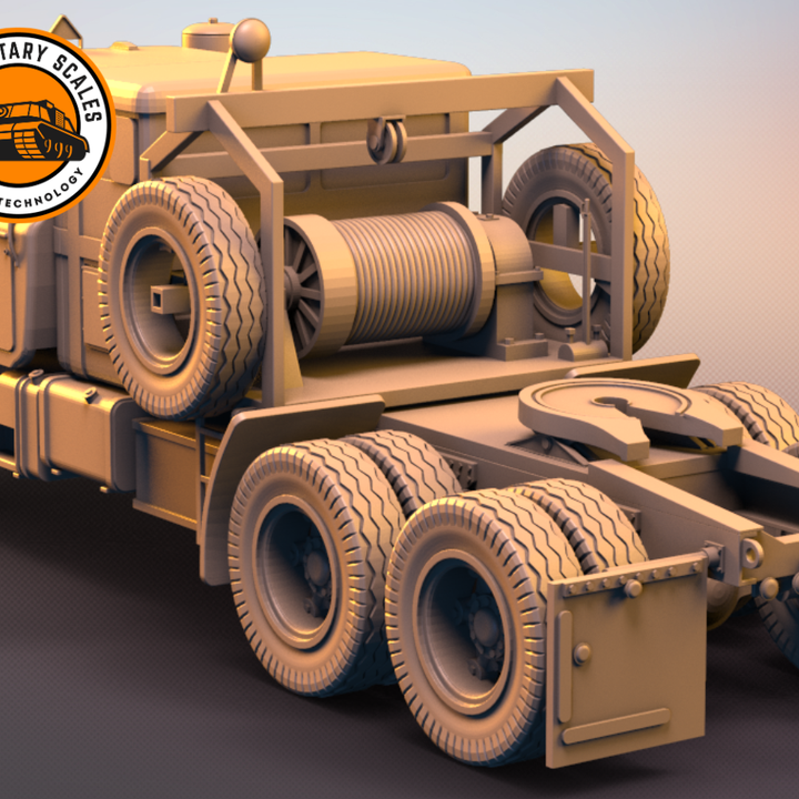 3D Printable Mack DM-800 by MilitaryScales