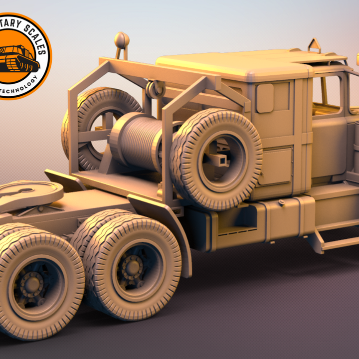 3D Printable Mack DM-800 by MilitaryScales