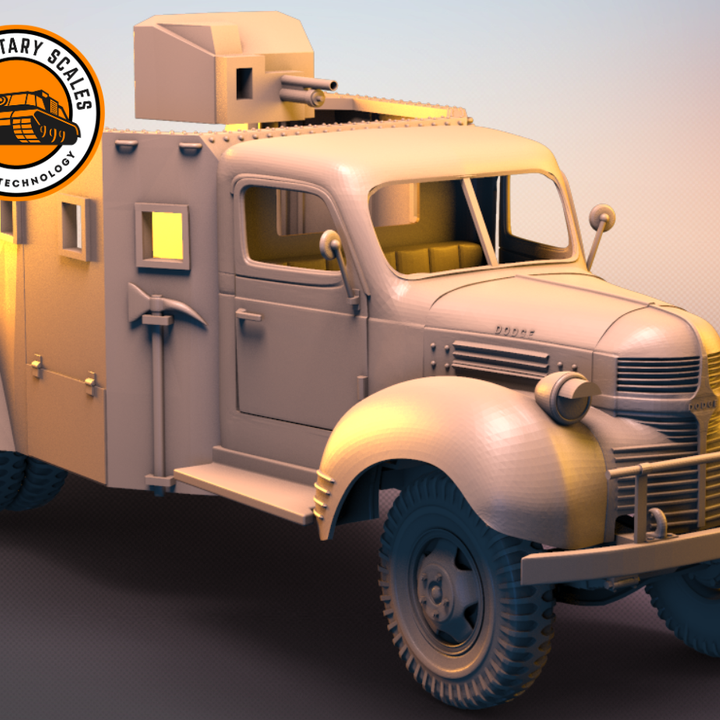 3D Printable Dodge Tanaké by MilitaryScales