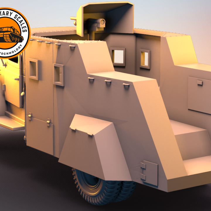 3D Printable Dodge Tanaké by MilitaryScales