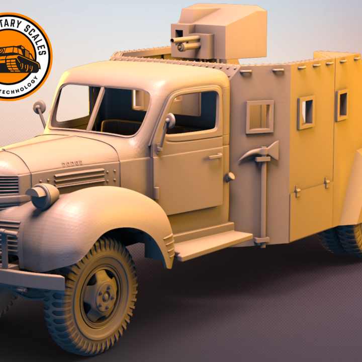 3D Printable Dodge Tanaké by MilitaryScales