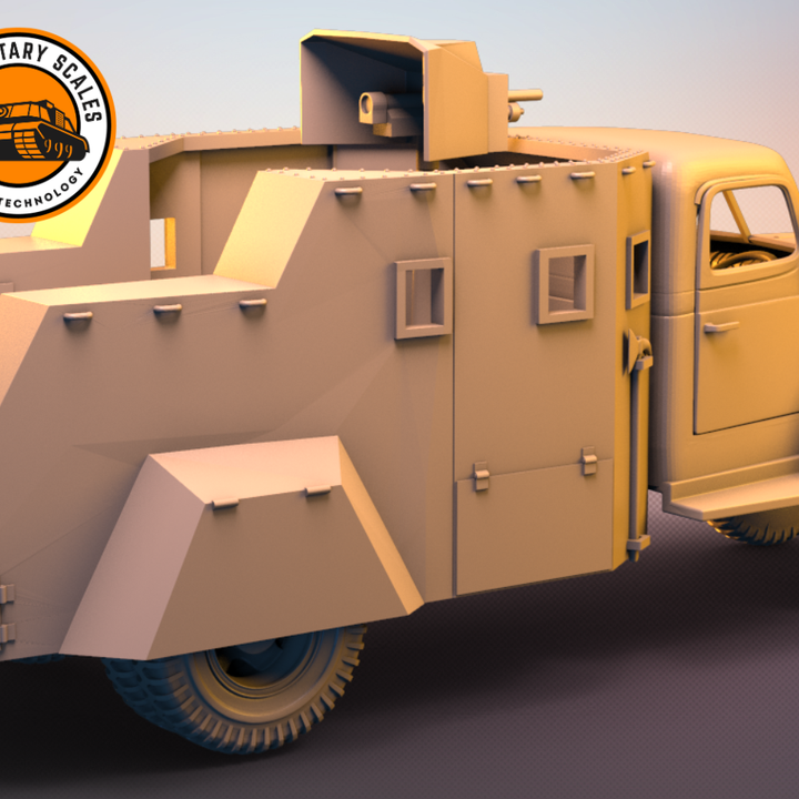 3D Printable Dodge Tanaké by MilitaryScales