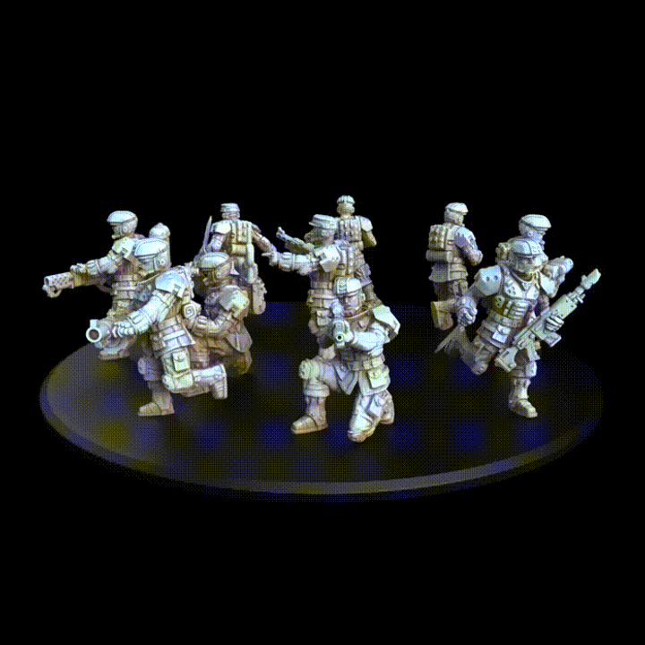 3D Printable RAZORBACK MEGA BUNDLE - Infantry unit Builder + Heavy ...