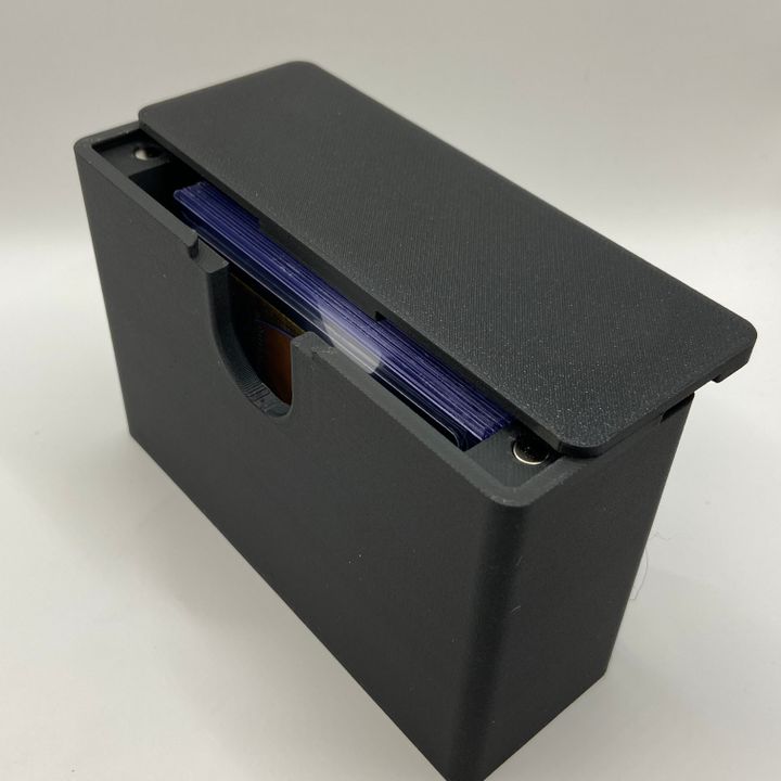 3D Printable Dice Track Deck Box - Card Box with Dice slots to hold 30 ...