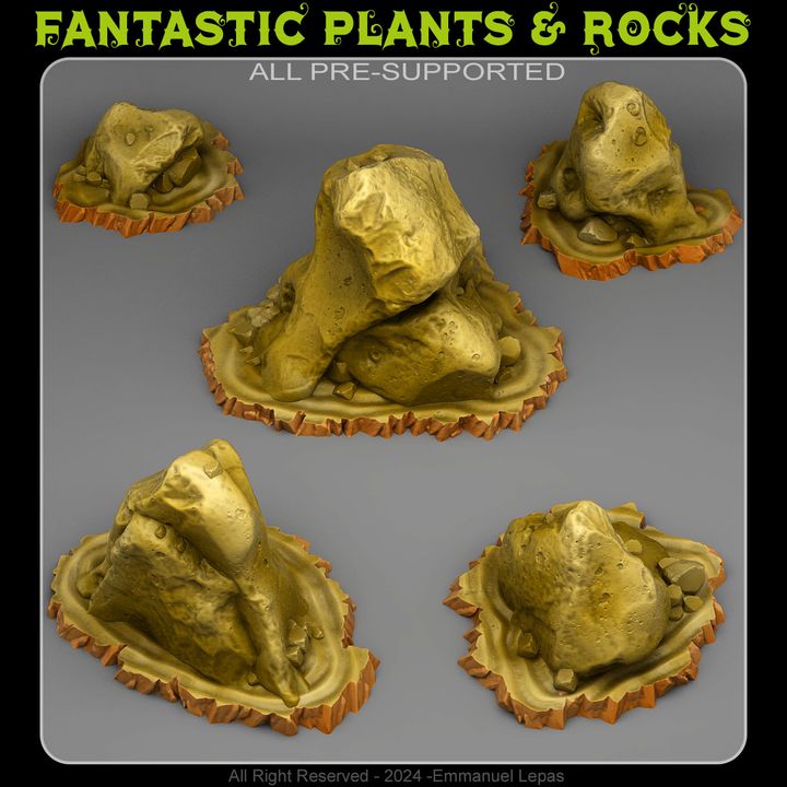 3D Printable SAND ROCKS by Fantastic Plants And Rocks