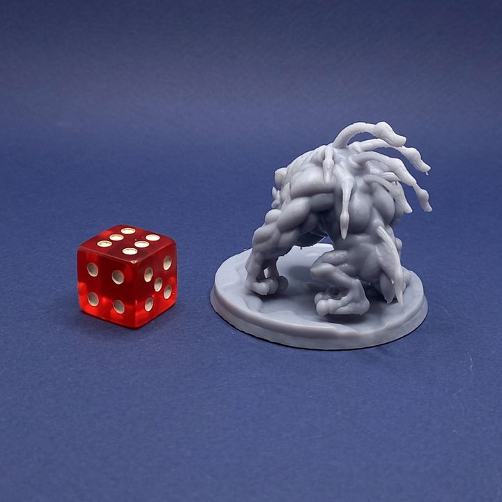 3D Printable Brute Murloc - 32mm scale pre-supported miniature by ...