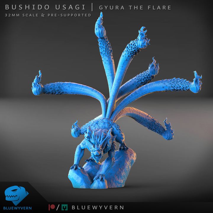3D Printable Bushido Usagi - Gyura The Flare by BlueWyvern