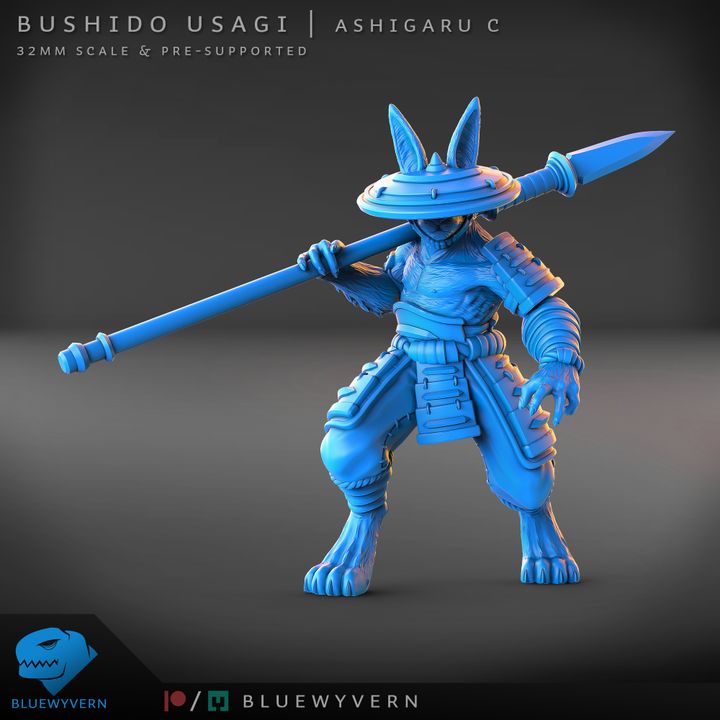 3D Printable Bushido Usagi - Complete Set C by BlueWyvern