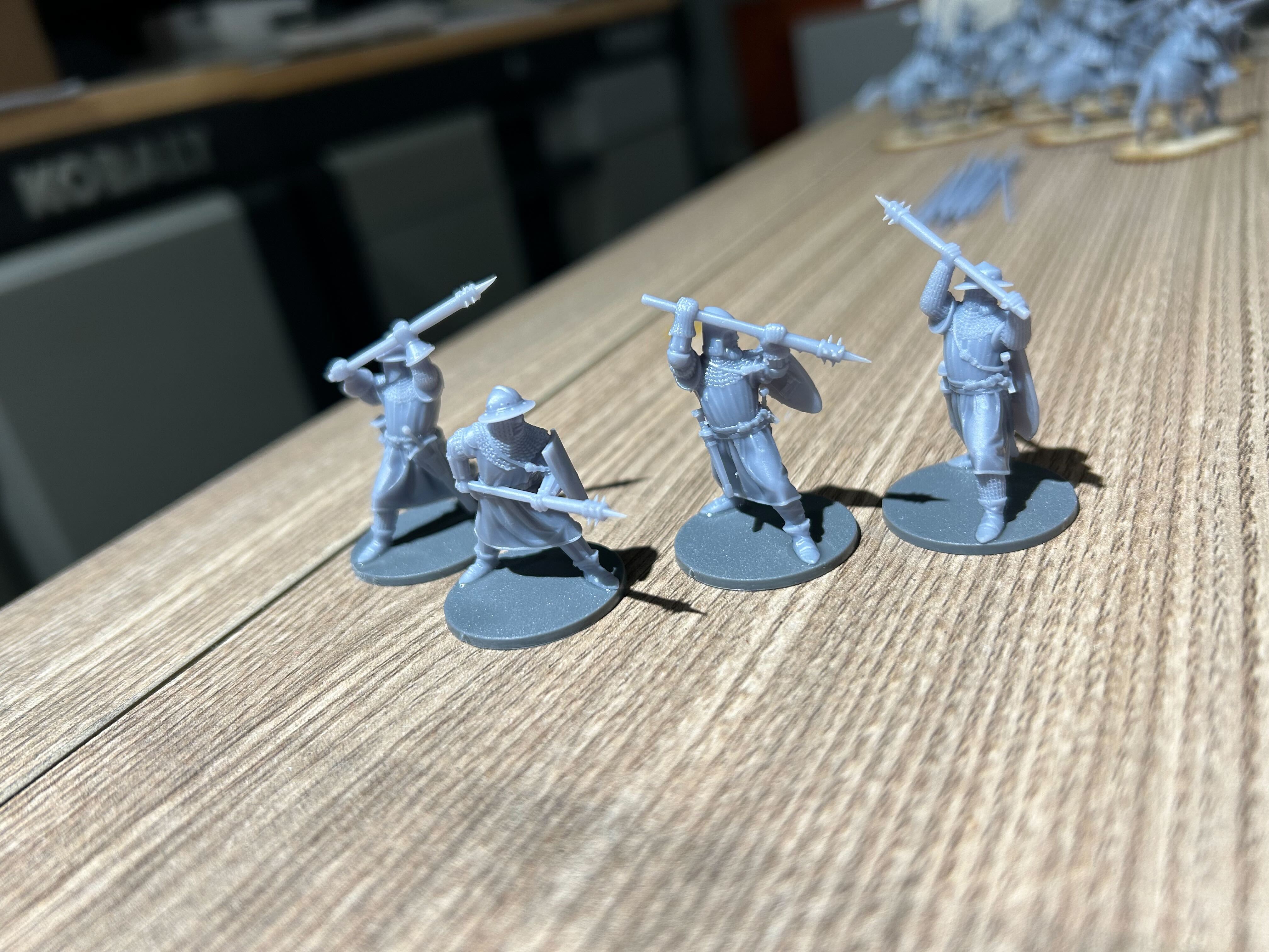 3D Printable Flemish Militia armed with "Goedendag" - Early14th by ...
