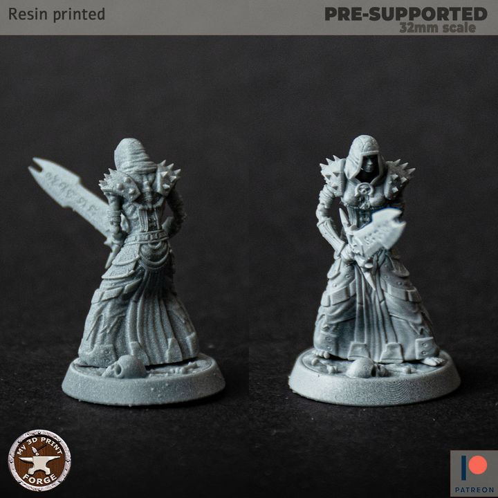 3D Printable Death Knight Undead 3 models by My3DPrintForge