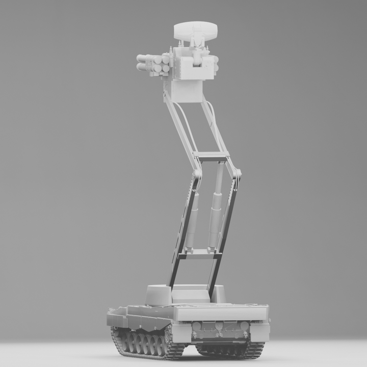3D Printable Leopard 2 ADATS with radar and Giraffe concept by The ...