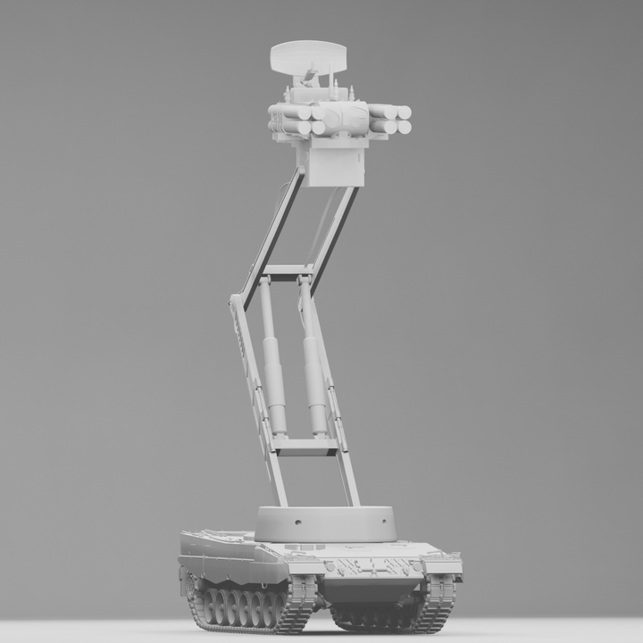 3D Printable Leopard 2 ADATS with radar and Giraffe concept by The ...