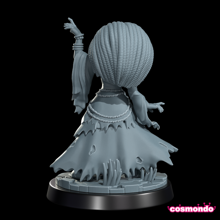 3D Printable The Swamp Witch, Cthulhu Investigator. by cosmondo