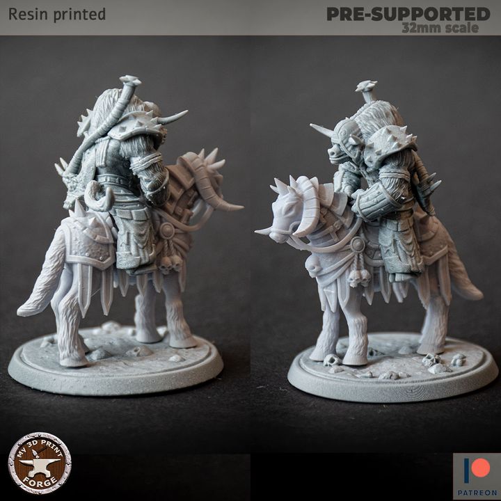 3D Printable Death Knight Tauren 3 models by My3DPrintForge