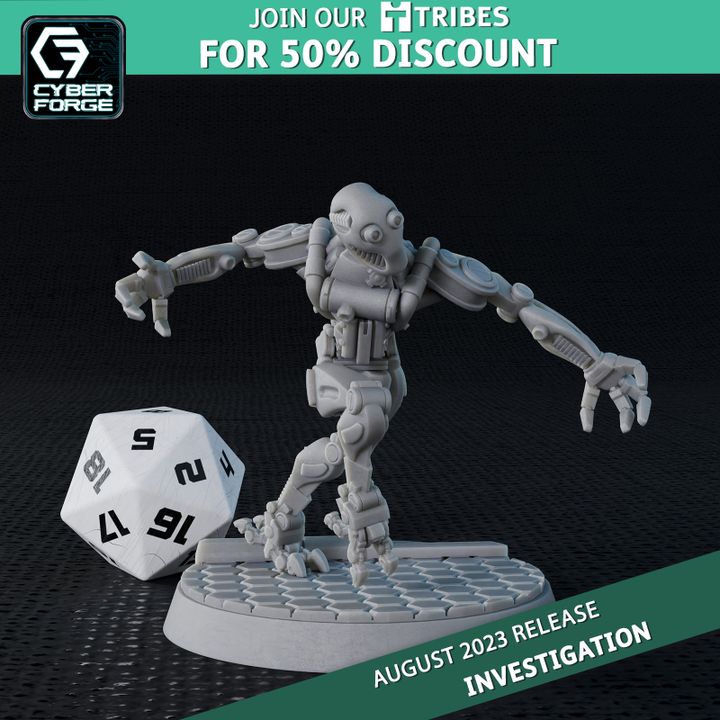 3D Printable Endobots Robot Unit by Titan Forge Miniatures