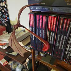 3D Printable Flying Dragon Book Nook by 3Demon