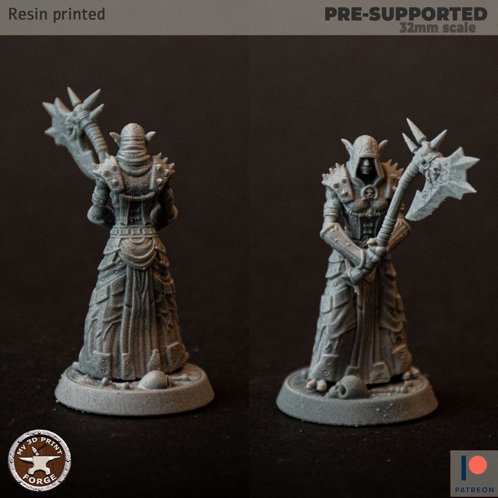 3D Printable Death Knight v2 BUNDLE (42 Unique pre-supported STLs) by ...