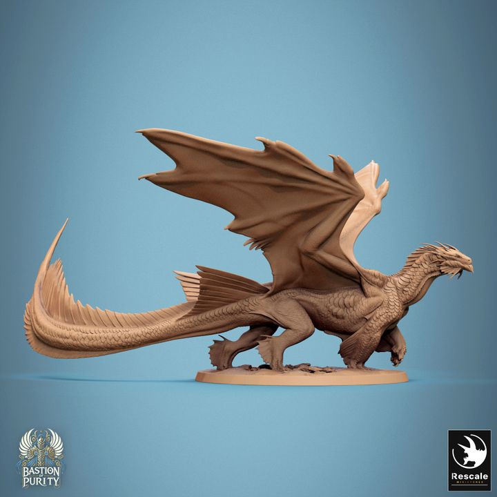 3D Printable Pack Metallic Bronze Dragon 2024 Redesign by Rescale ...