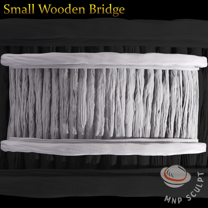 3D Printable Small Wooden Bridge by MNP Sculpt