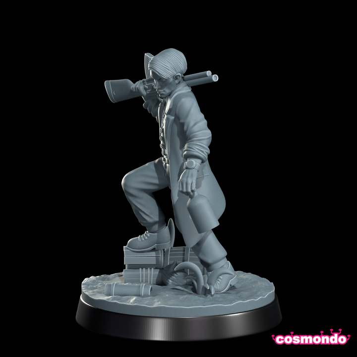 3D Printable The Bootlegger, Cthulhu Investigator. by cosmondo