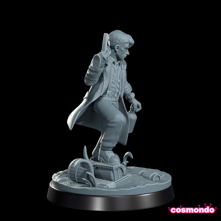 3D Printable The Bootlegger, Cthulhu Investigator. by cosmondo