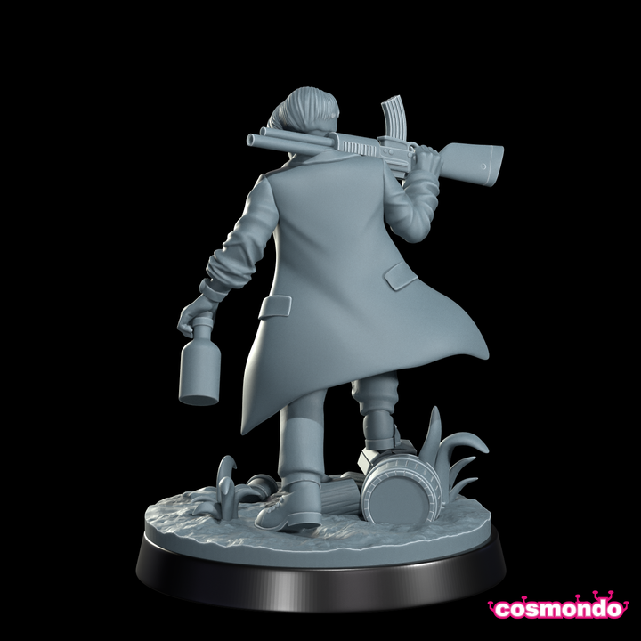 3D Printable The Bootlegger, Cthulhu Investigator. by cosmondo
