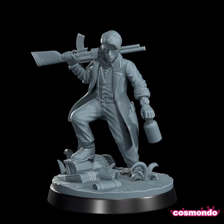 3D Printable The Bootlegger, Cthulhu Investigator. by cosmondo