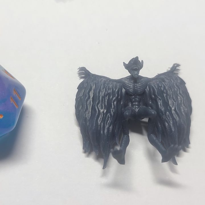 3D Printable Fire Mephit by Armoured Up Minis