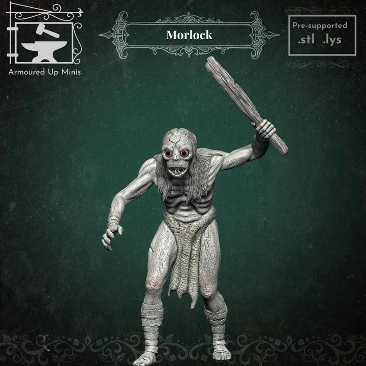 3D Printable Morlock by Armoured Up Minis