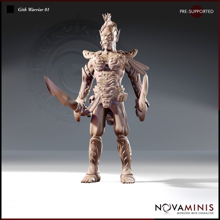 3D Printable Gith Warrior 01 by NovaMinis