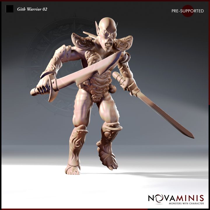 3D Printable Gith Warrior 02 by NovaMinis