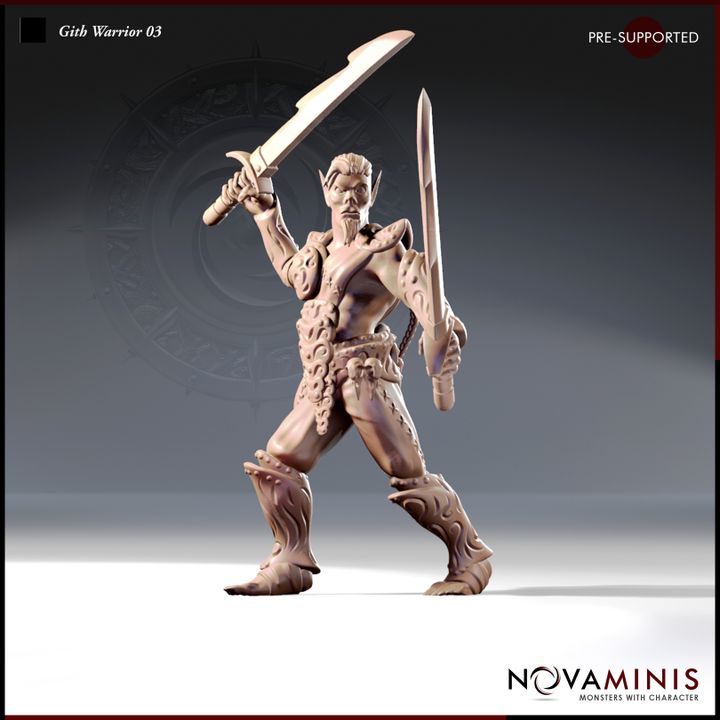 3D Printable Gith Warrior 03 by NOVAMINIS