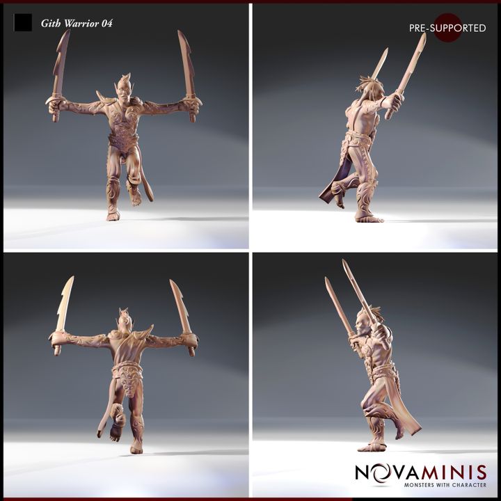 3D Printable Gith Warrior 04 by NovaMinis
