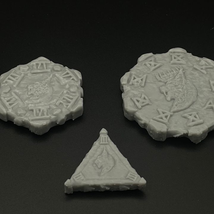 3D Printable 25 Viking Runes & 3 Antique Coins + Thematic Box by ...
