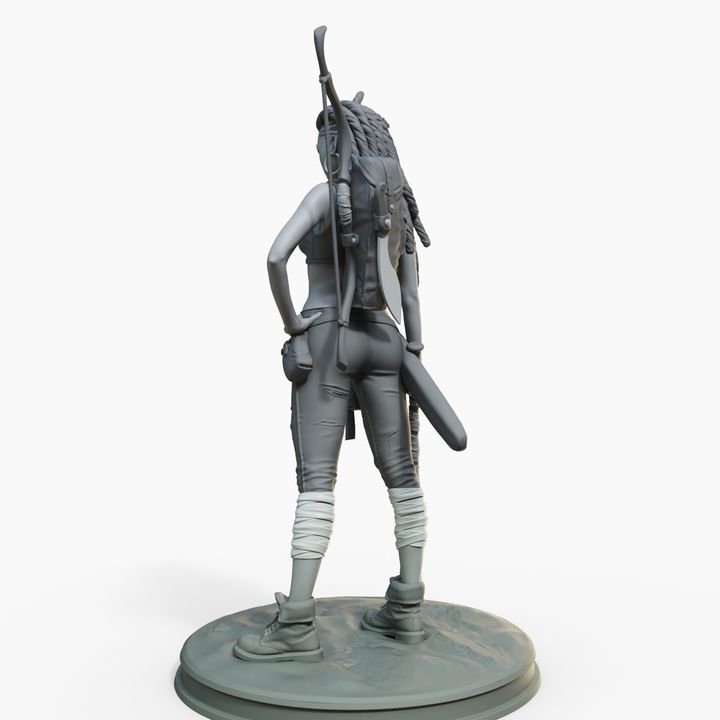 3D Printable 'Tyra' - Girl by Female Miniatures by Female Miniatures
