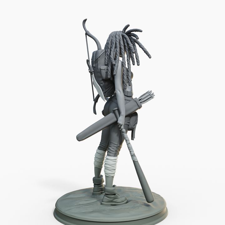 3D Printable 'Tyra' - Girl by Female Miniatures by Female Miniatures
