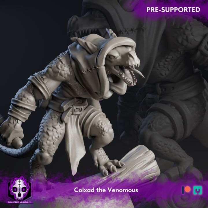 3D Printable Stygian Scalebound | Scaleborn Adventurers (5 models) by ...