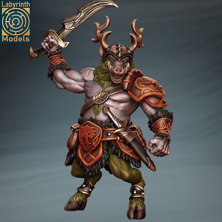 3D Printable Forest Guardians Collection - 32mm scale by Labyrinth Models