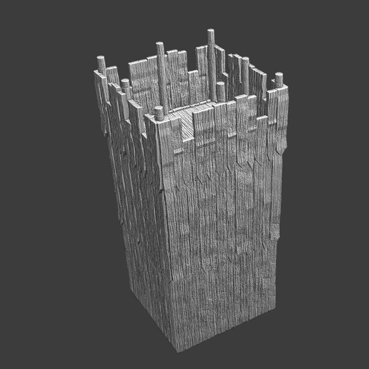 3D Printable Wargaming terrain - Simple watchtower by Northern Crusades ...