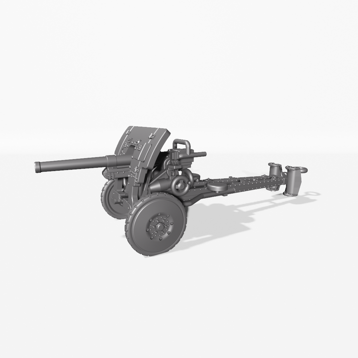 3D Printable Anti-tank gun FRC 47 mm Model 1931 (Belgium, Interwar+WW2 ...