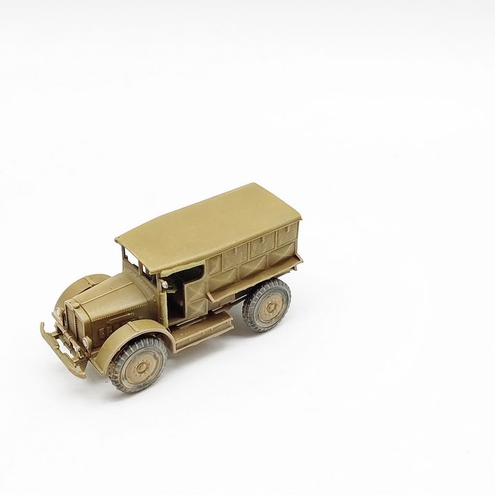 3D Printable Artillery Tractor Brossel TAL 4x4 (Belgium, WW2) by Wargame3d